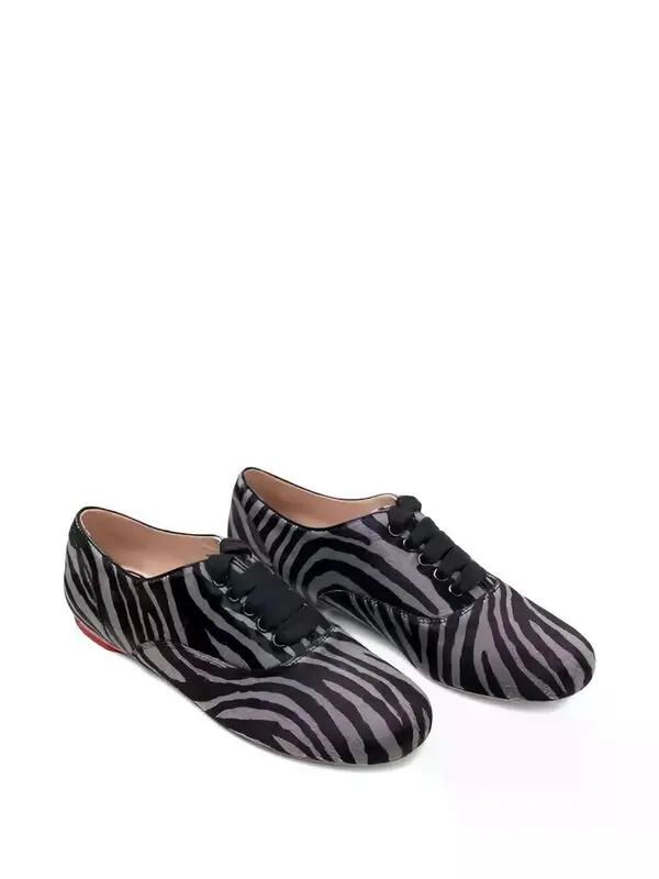 Hogan Zebra-print Lace-up Sneakers