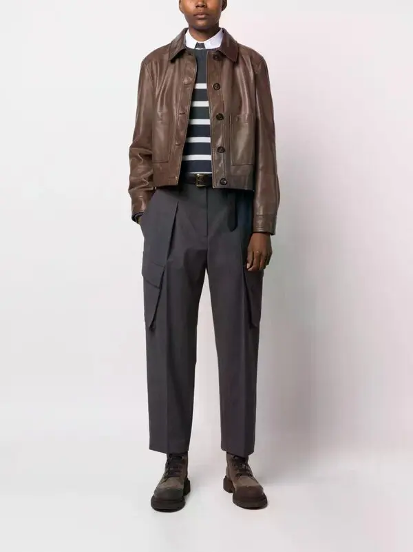 Brunello Cucinelli Drawstring Tailored Trousers