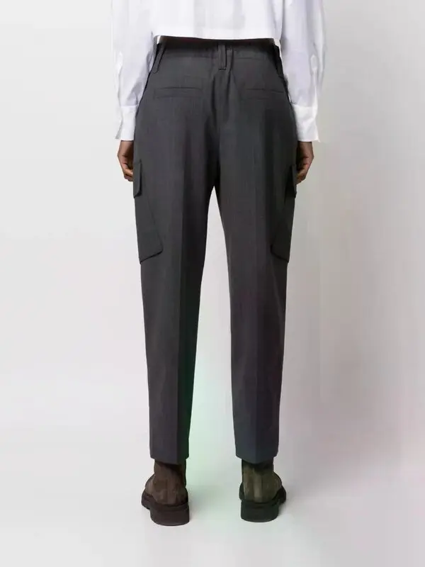 Brunello Cucinelli Drawstring Tailored Trousers
