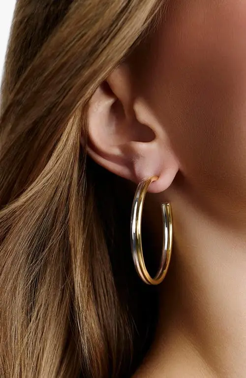 JENNIFER FISHER Thread Hoop Earrings