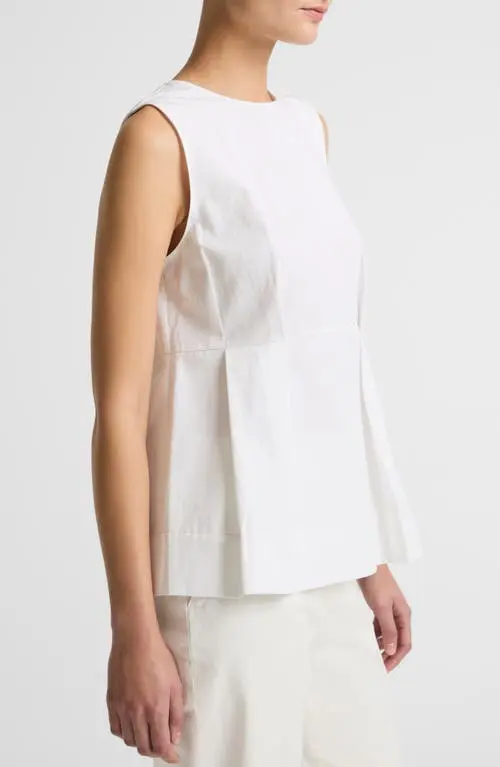 Vince Paneled Sleeveless Top - Optic White