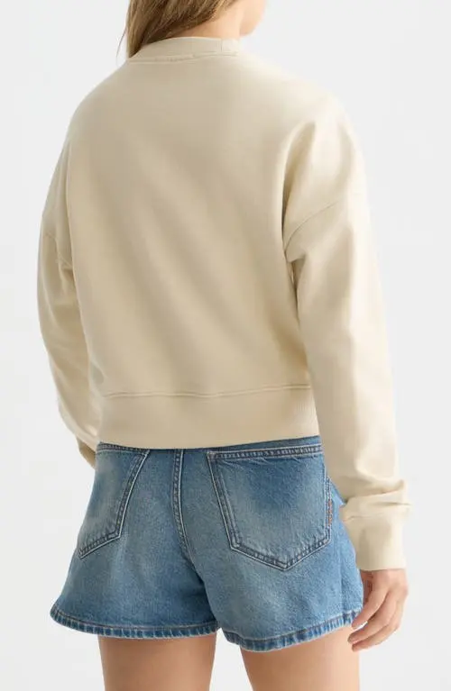 Scotch & Soda Cotton Embroidered Sweatshirt - Fog