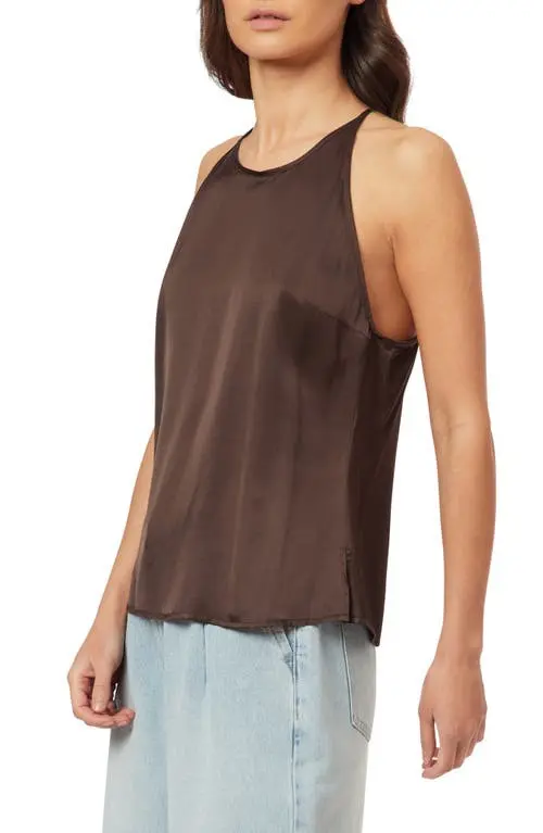 Scotch & Soda Back Tie Sleeveless Satin Top