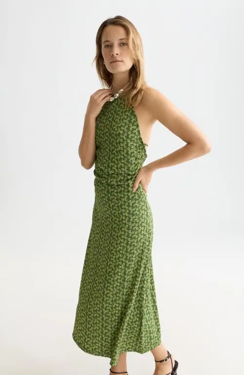 Scotch & Soda Open Back Midi Sundress