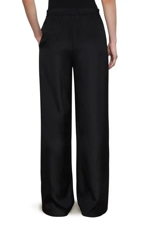 Lafayette 148 New York Wide Leg Silk-blend Pants