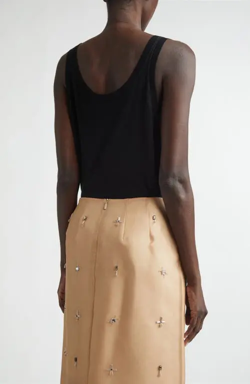 Lafayette 148 New York Scoop Neck Merino Wool Sweater Tank