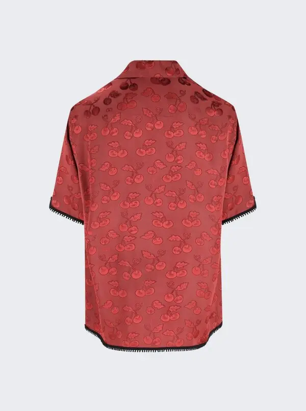 Valentino Garavani Cherryfic Shirt Magenta Scuro And Magenta - Red