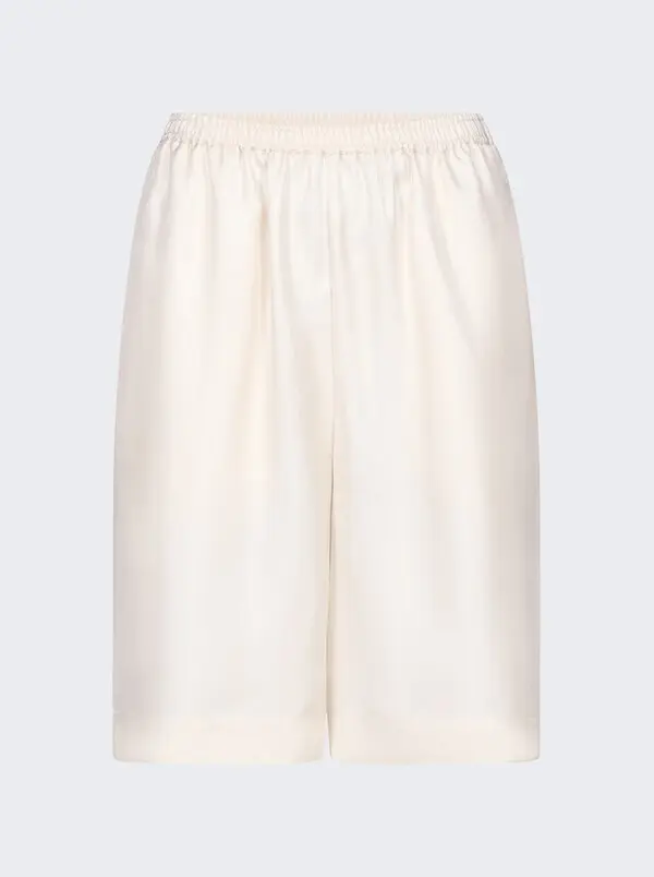 Loulou De Saison Zinia Loose Fit Shorts - Ivory