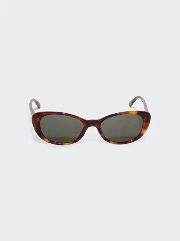 Saint Laurent Cat-eye Sunglasses Havana - Brown