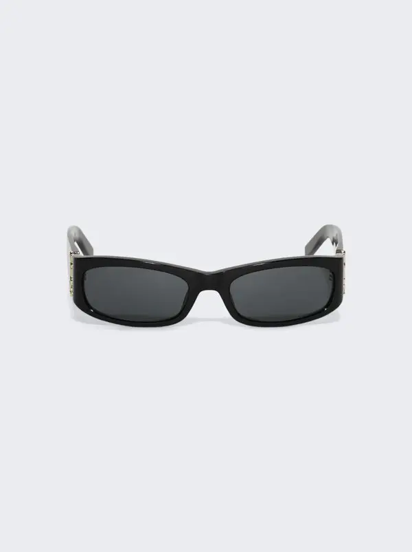 Saint Laurent Rectangular Sunglasses - Black