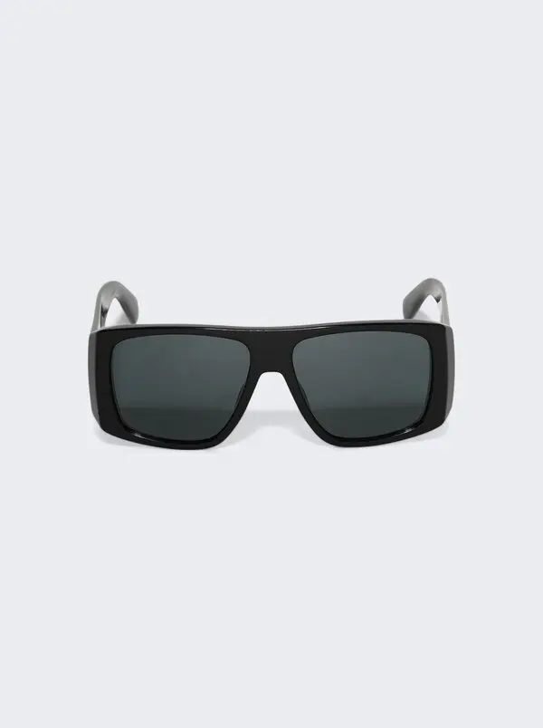 Saint Laurent Rectangular Sunglasses - Black