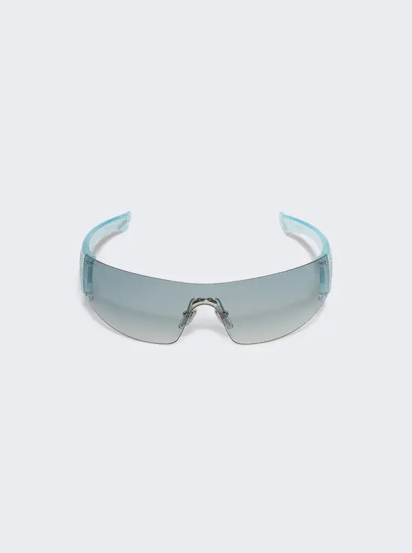 Gucci Shield Sunglasses - Silver