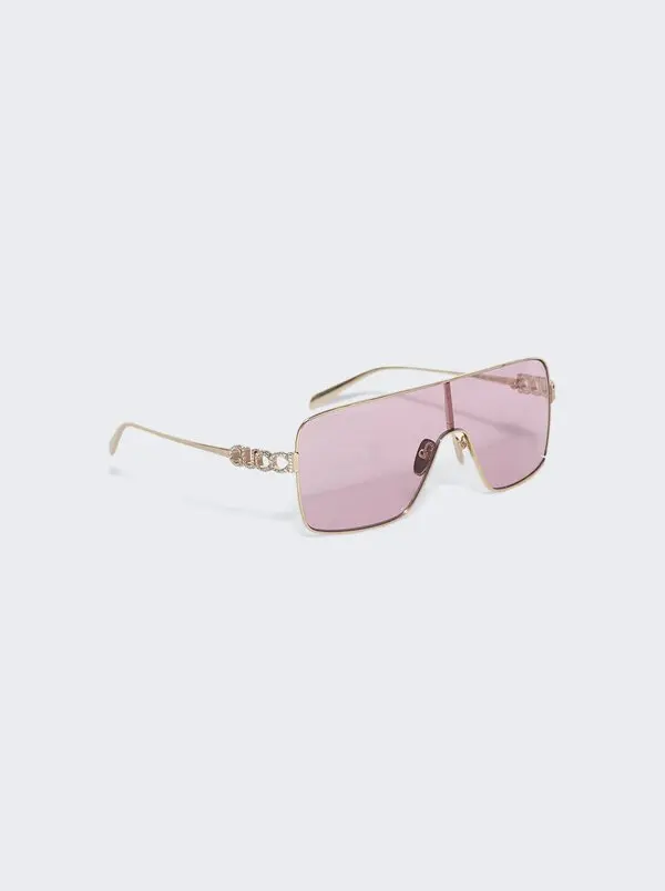 Gucci Logo Embellished Sunglasses