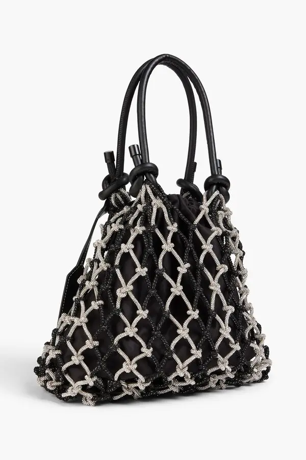 3.1 Phillip Lim Crystalembellished Macramé Tote