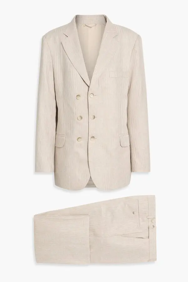 BETTTER Doublebreasted Linenblend Suit