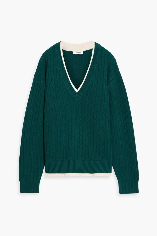 Sandro Wool And Cashmereblend Sweater