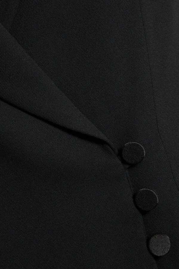 Simkhai Valarie Crepe Vest - Black