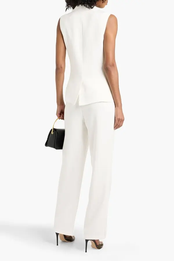 Simkhai Valerie Crepe Vest - Ivory