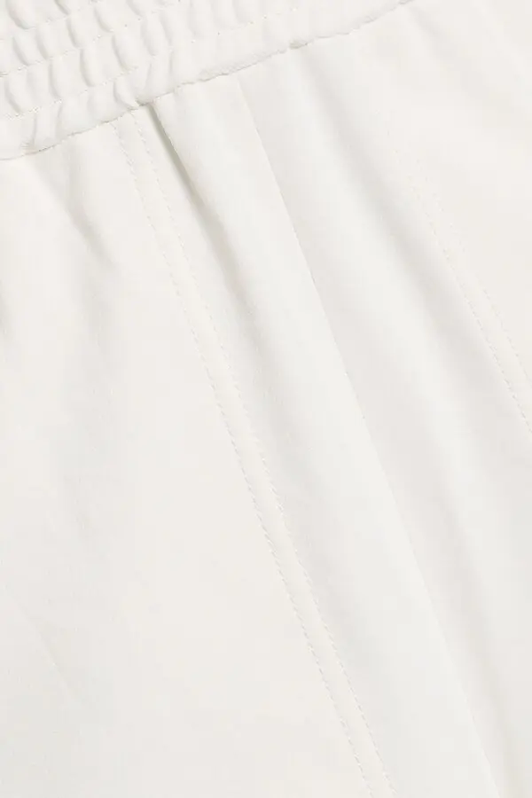 Tibi Cropped Crepe Tapered Pants