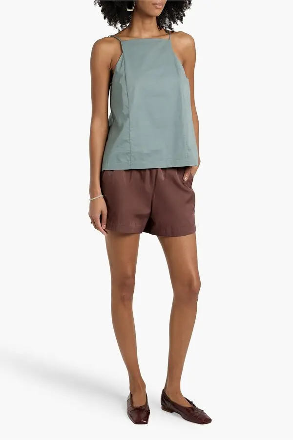 Tibi Twill Shorts