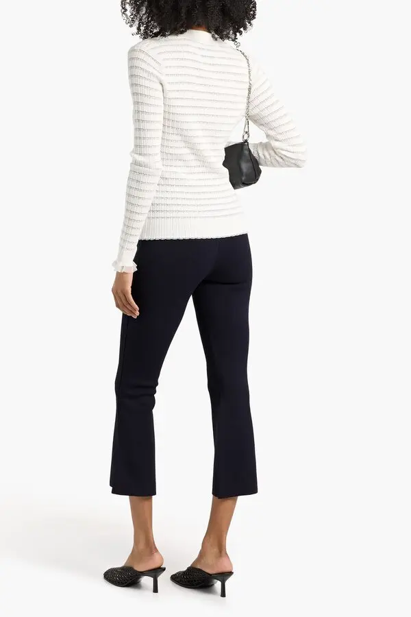 3.1 Phillip Lim Kick-flare Knit Pants - Midnight Blue