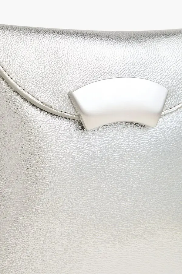 3.1 Phillip Lim Id Petite Metallic Pebbled-leather Cross Body Bag