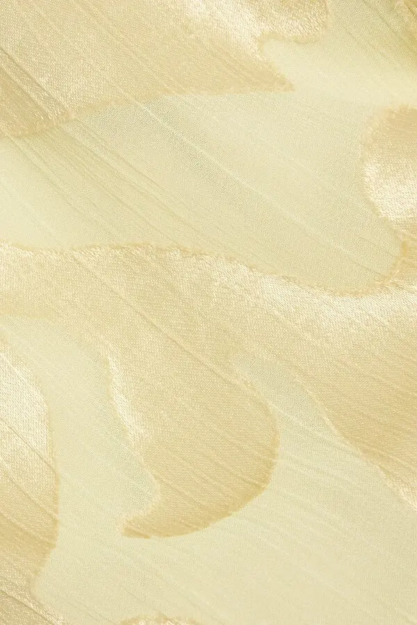 Simkhai Jessa Draped Fil Coupé Maxi Dress - Light Green