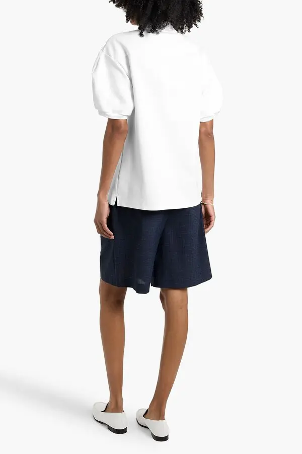 Tibi Piqué Polo Shirt