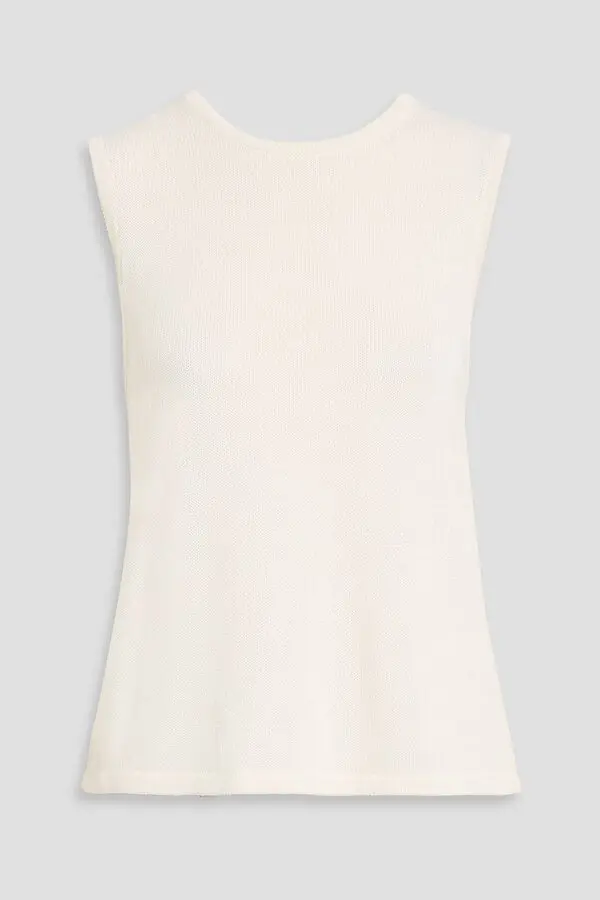 Tibi Wrapeffect Cotton Top - White