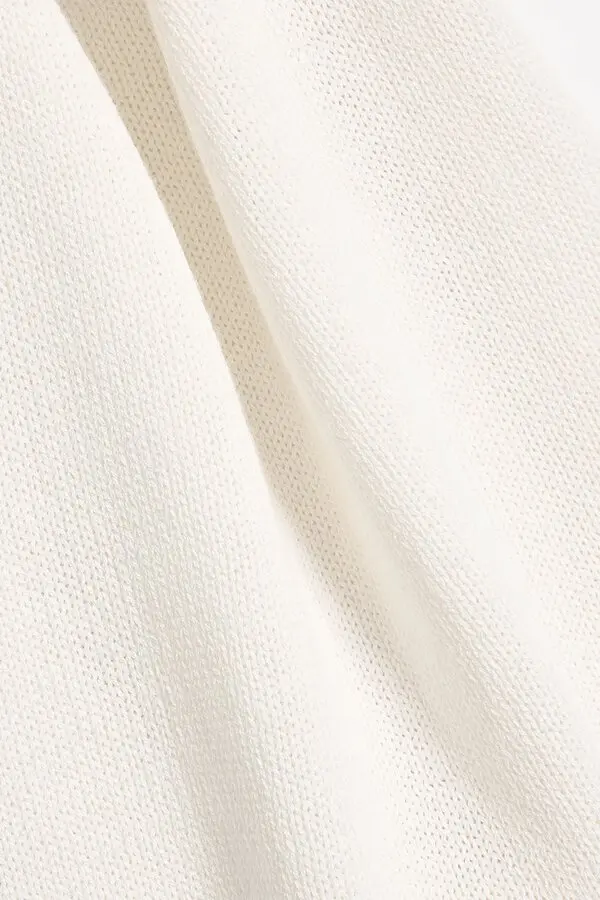 Tibi Wrapeffect Cotton Top - White
