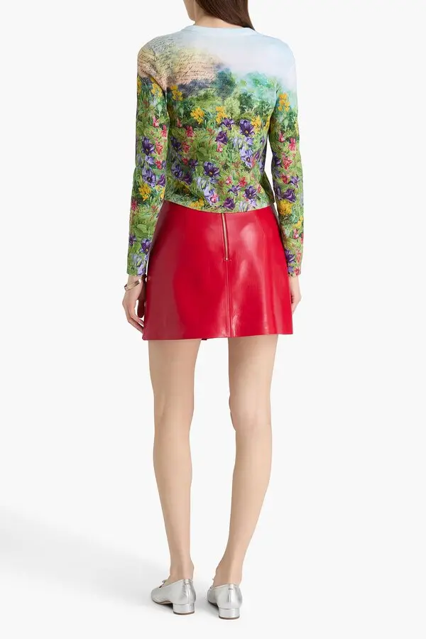 Alice + Olivia Alice Olivia Toni Pleated Mini Skirt