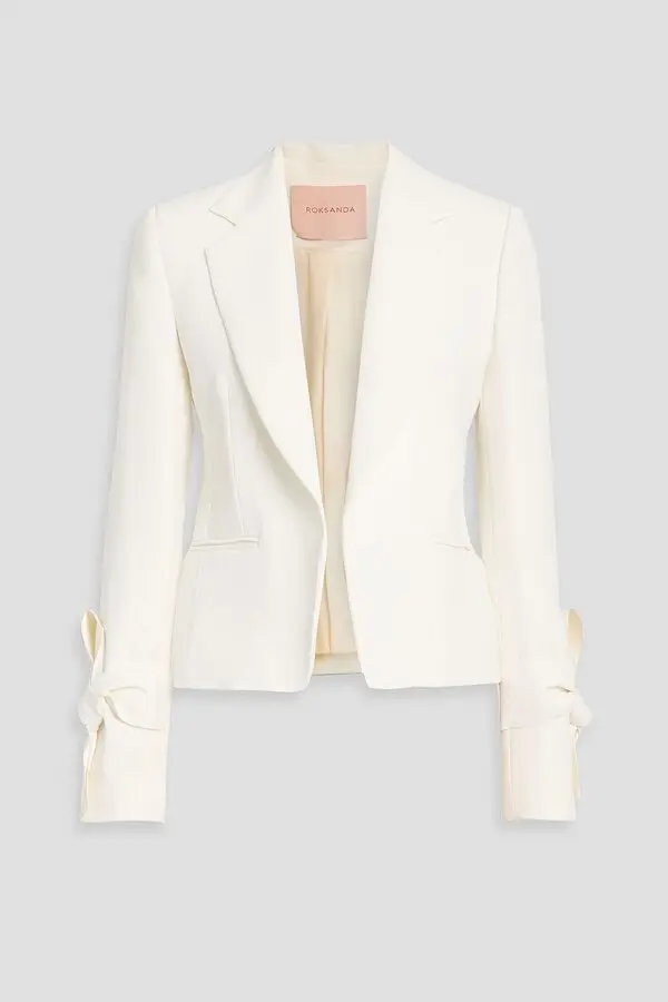 ROKSANDA Bowdetailed Cady Blazer