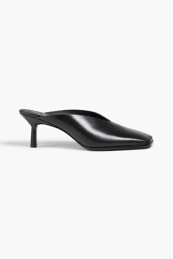 3.1 Phillip Lim Id Leather Mules - Black