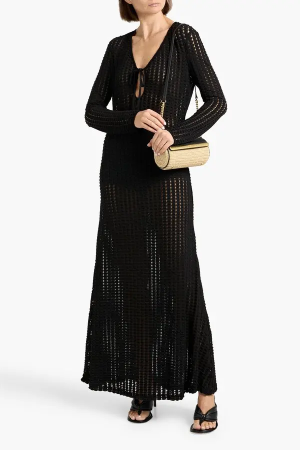 Simkhai Elton Openknit Maxi Dress