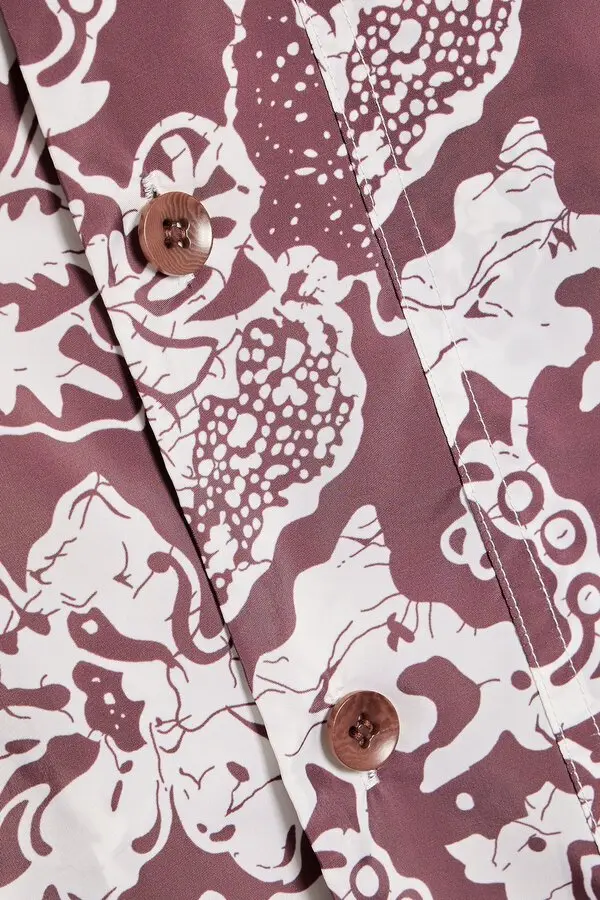 Tibi Floral-print Shell Shirt