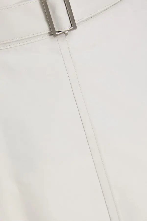 3.1 Phillip Lim Chiffon-trimmed Cotton-blend Mini Skirt