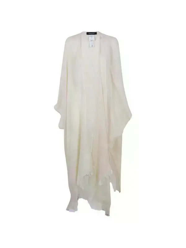 Fabiana Filippi Open Front Frayed Edge Knitwear