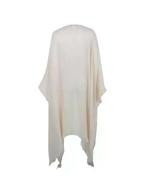 Fabiana Filippi Open Front Frayed Edge Knitwear