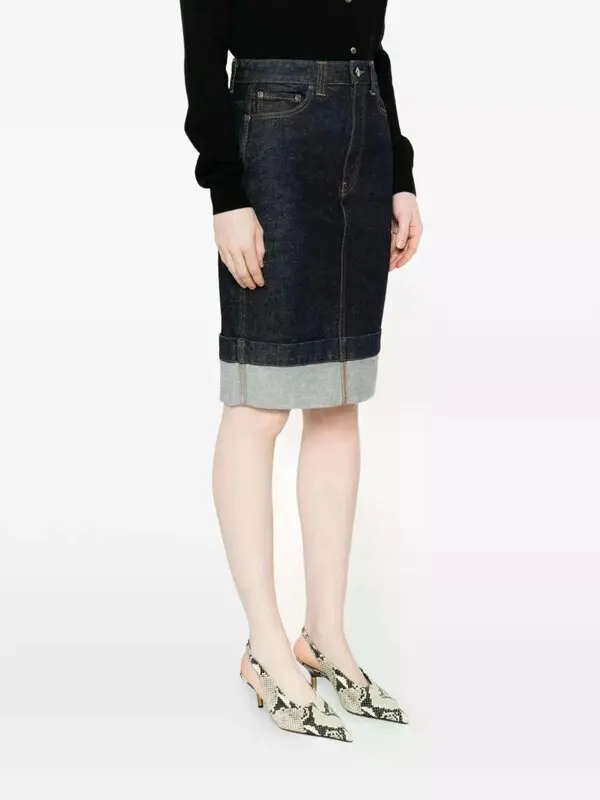 Khaite Kendra Skirt - Blue