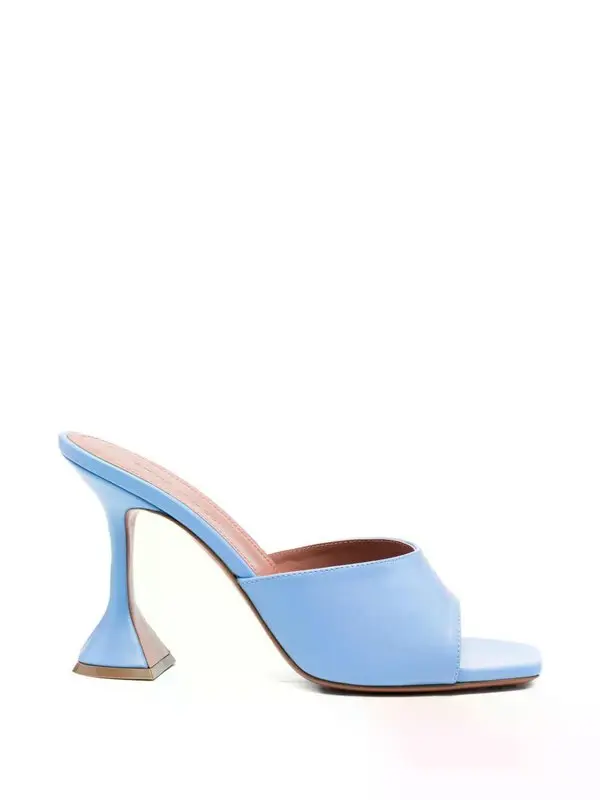 Amina Muaddi Lupita Square Toe Pumps - Blue