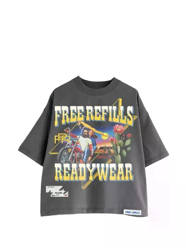 FREE REFILLS Printed T-shirt