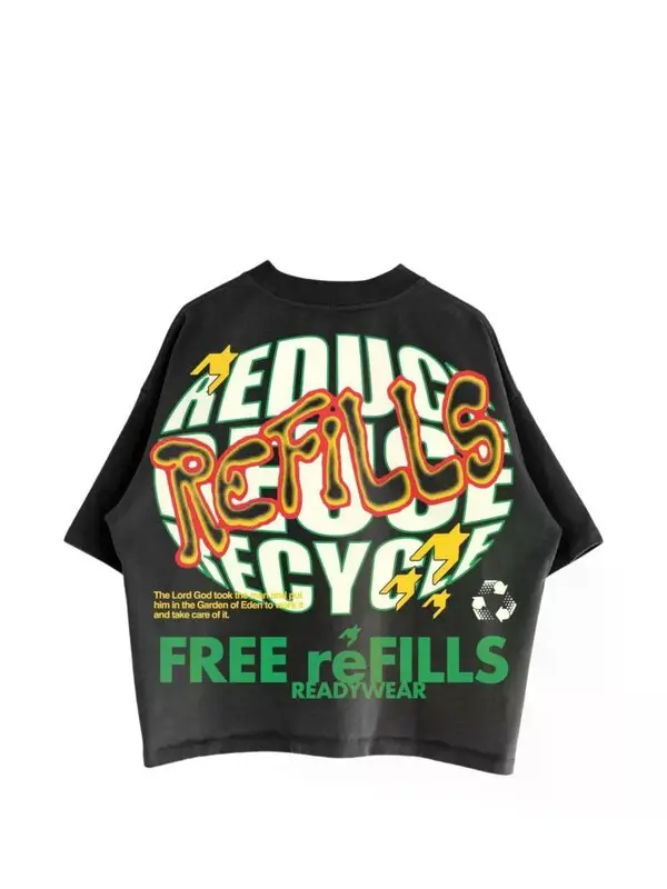 FREE REFILLS Graphic T-shirt - Black