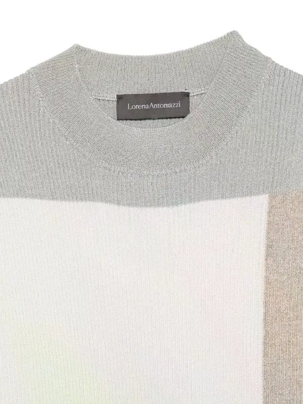 Lorena Antoniazzi Colour-block Sleeveless Top