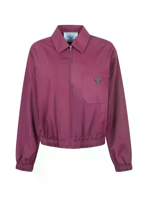 Prada Poplin Jacket - Red
