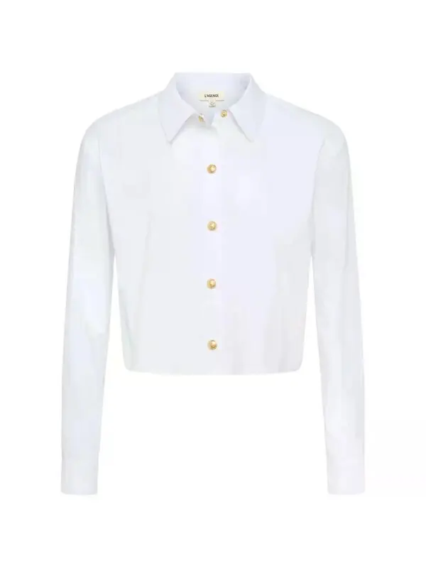 L'Agence Cosette Crop Shirt