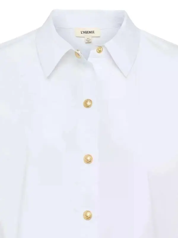L'Agence Cosette Crop Shirt