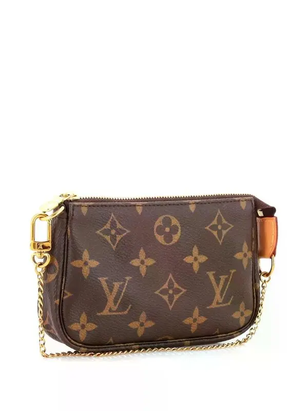 LOUIS VUITTON Pochette Accessoires Monogram Canvas Mini Clutch