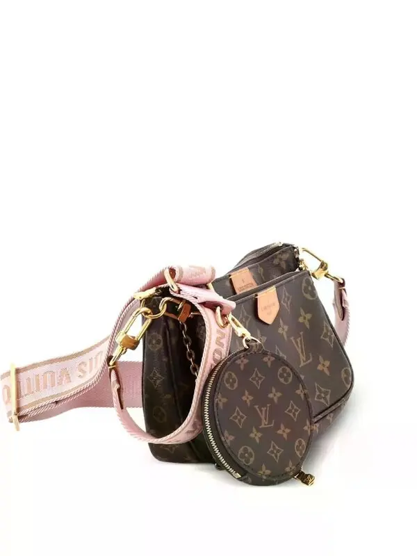 LOUIS VUITTON Multi Pochette Accessoires Monogram Canvas Crossbody Bag - Brown