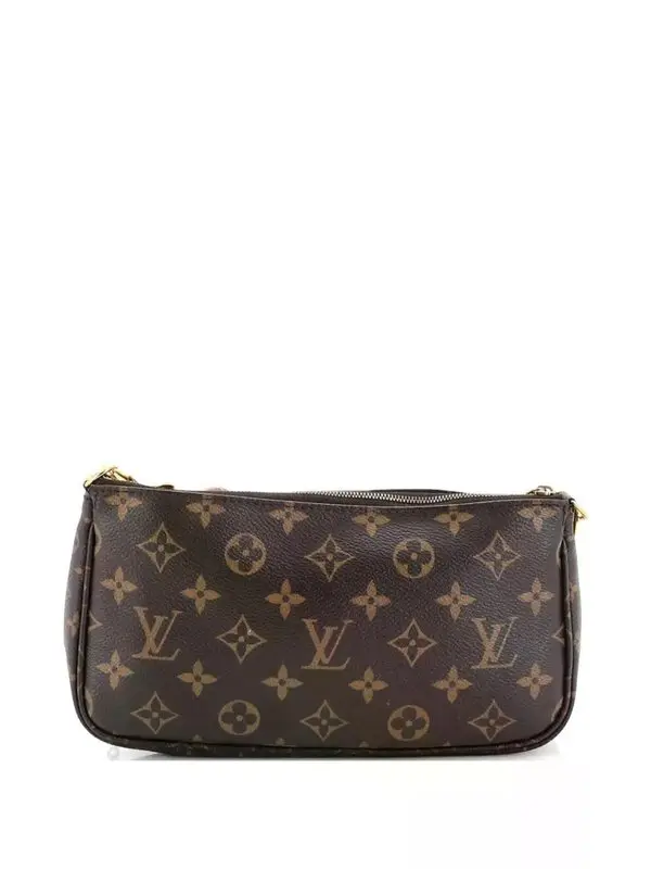 LOUIS VUITTON Multi Pochette Accessoires Monogram Canvas Crossbody Bag - Brown