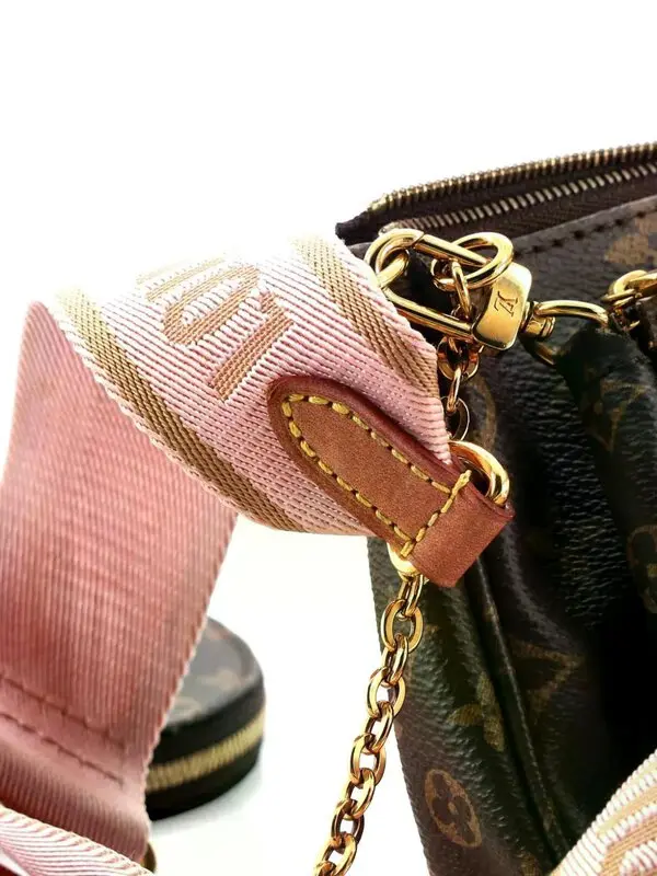 LOUIS VUITTON Multi Pochette Accessoires Monogram Canvas Crossbody Bag - Brown